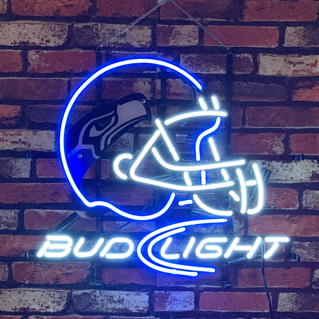 Seattle Seahawks Helmet Bud Light Neon Signs – LXIX GOLF CLUB